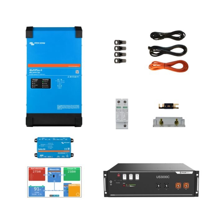 Kit de Energía UPS Trifásico 15KVA 14,4KWH Litio | ADN Solar - Tienda ...